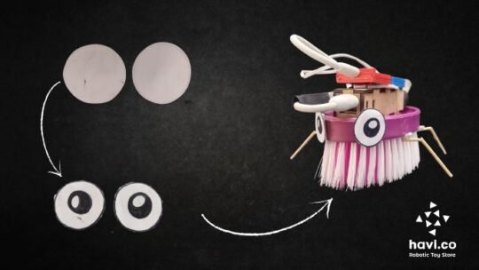 How to make a bristlebot | Make easy brushbot robot at home