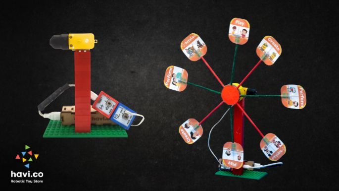 Kits DIY Electronic Colorful LED Ferris Wheel Kit – Retro Game Repair ...